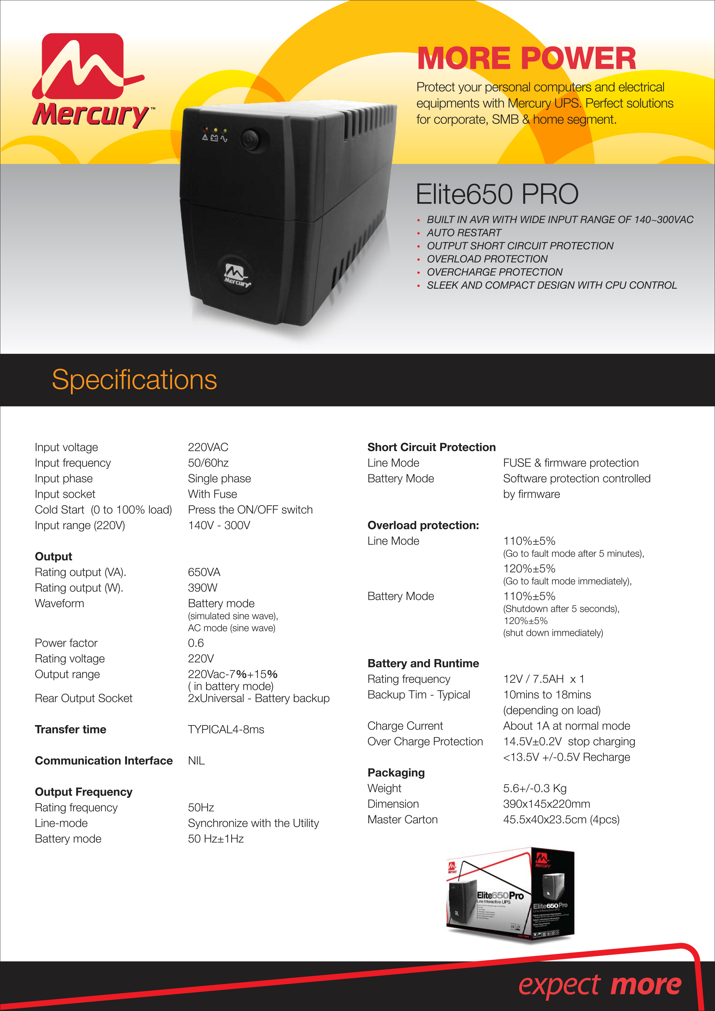 Bendary Stores. Mercury ELITE 650 PRO